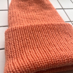 Knitted Acrylic Winter Toque - Etsy Canada