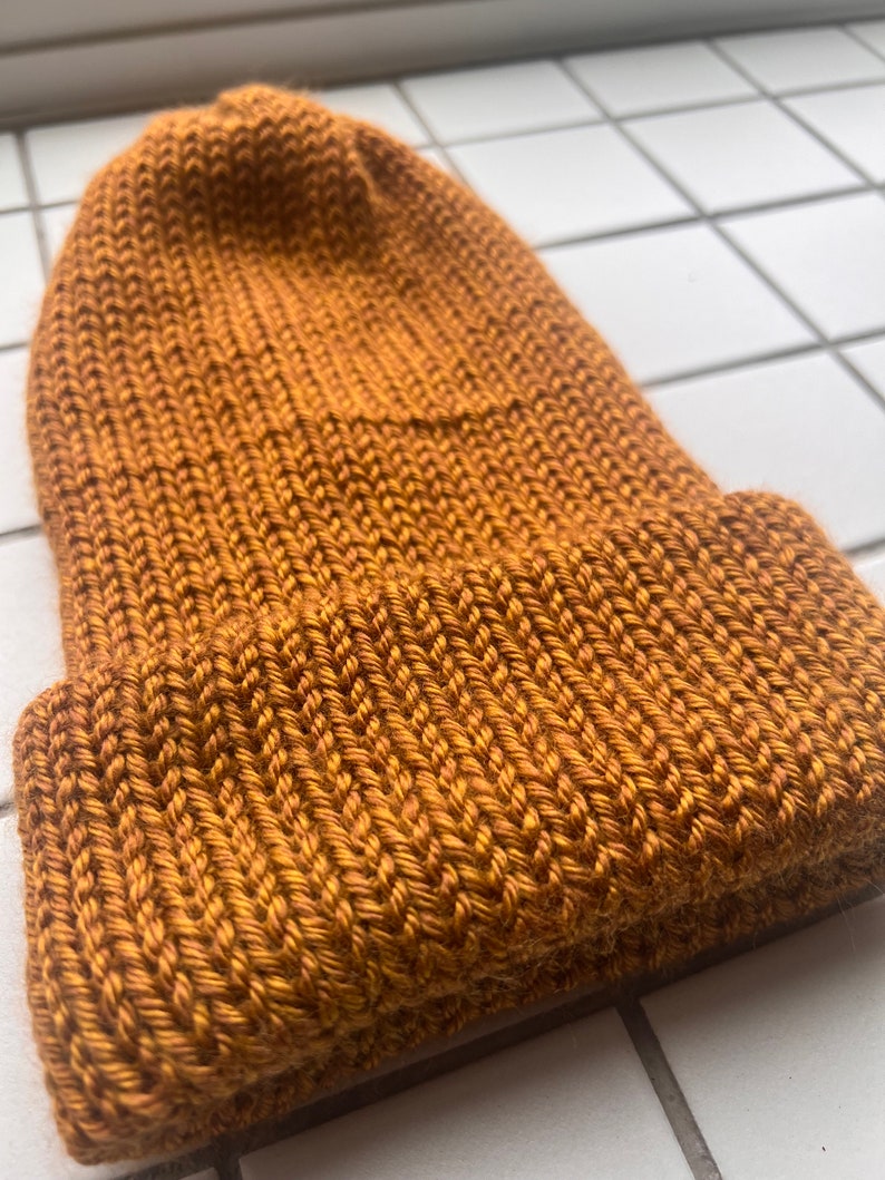 Knitted Acrylic Winter Toque - Etsy Canada