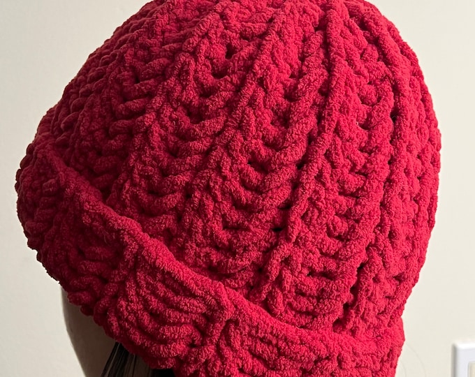Knitted Acrylic Winter Toque - Etsy Canada