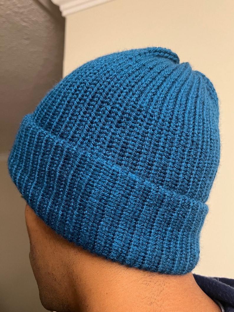 Knitted Acrylic Winter Toque - Etsy Canada