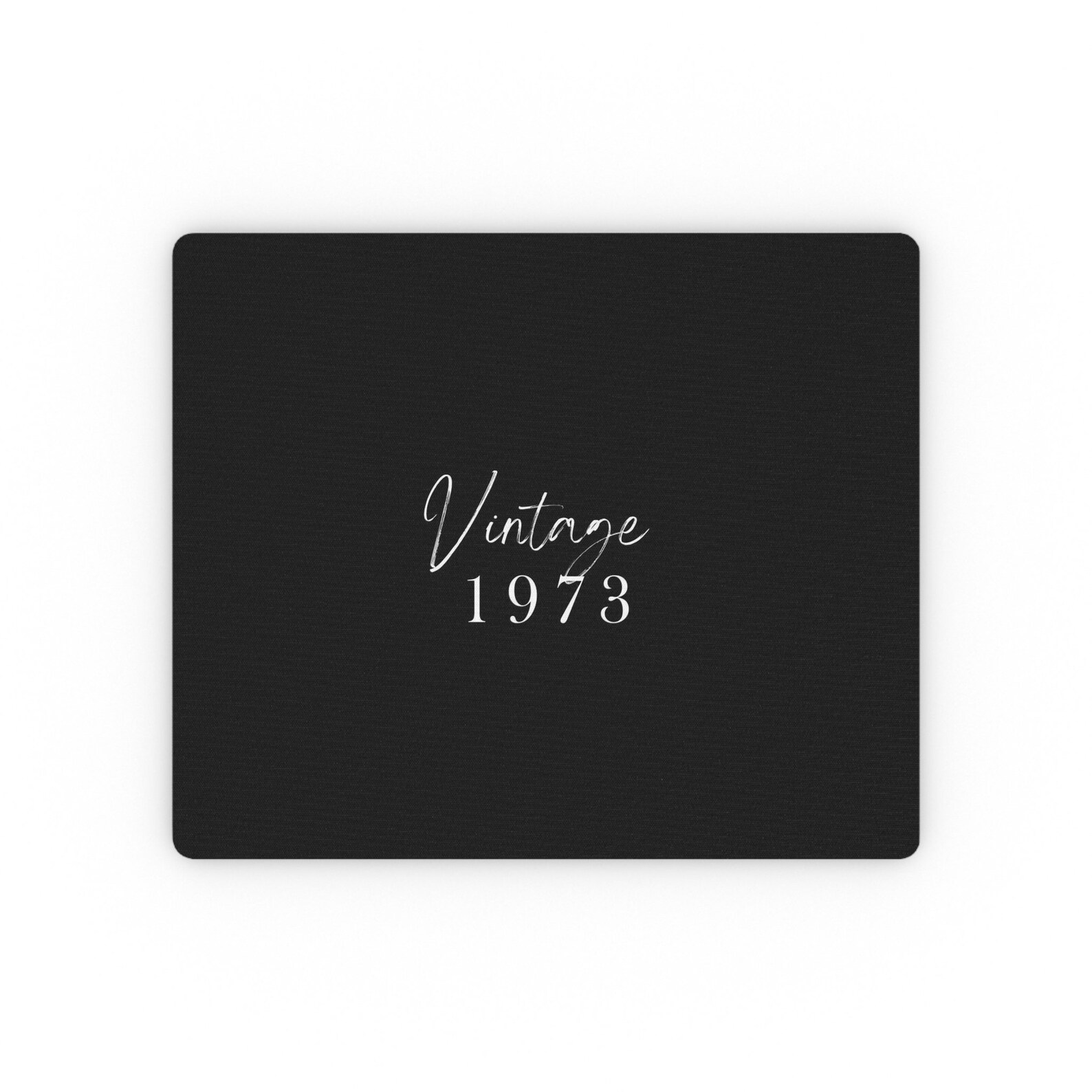 Vintage 1973 Rectangular Mouse Pad Computer / Black / Gift / Logo - Etsy