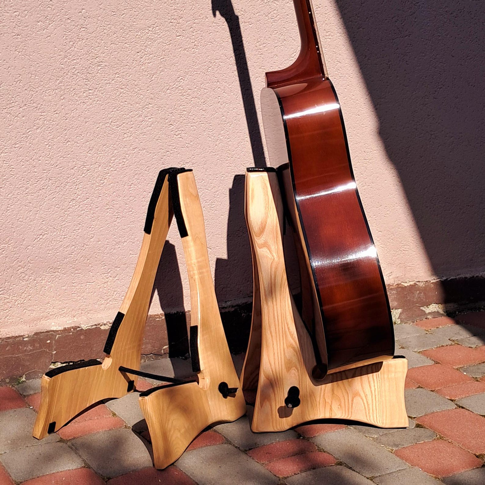 Floor Stand for Guitars, Musical Instruments Made of Ash - Etsy