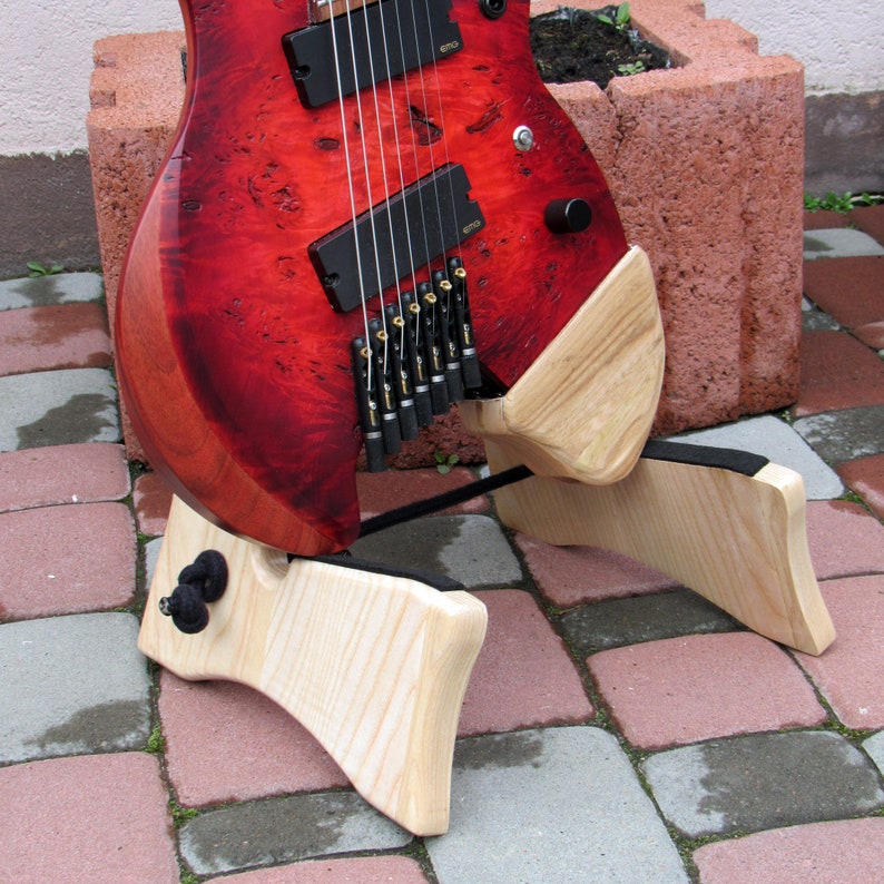 Floor Stand for Guitars, Musical Instruments Made of Ash - Etsy