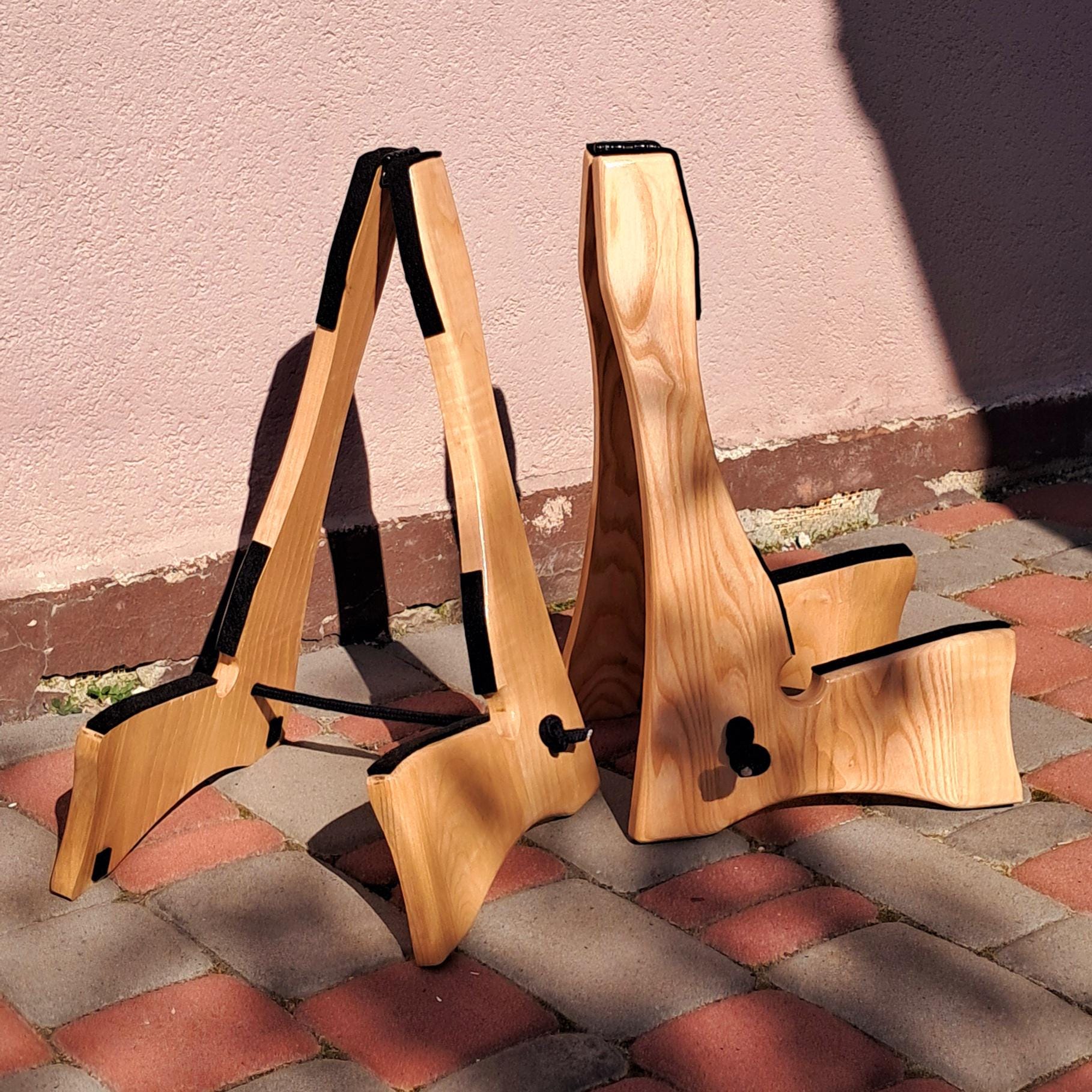 Floor Stand for Guitars, Musical Instruments Made of Ash - Etsy
