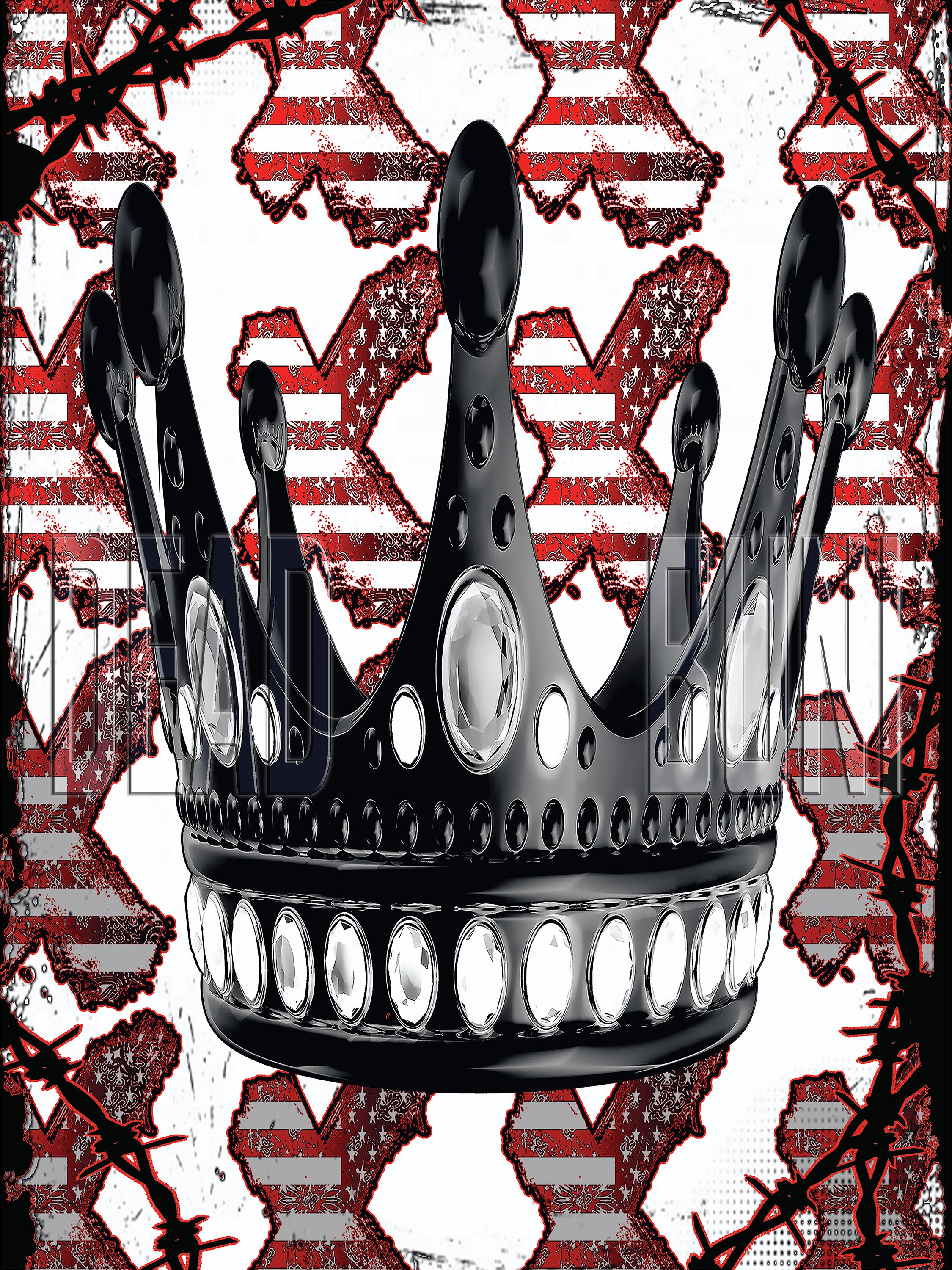 Instant Download Crown Art Printable, Print at Home Crown Art, Urban ...