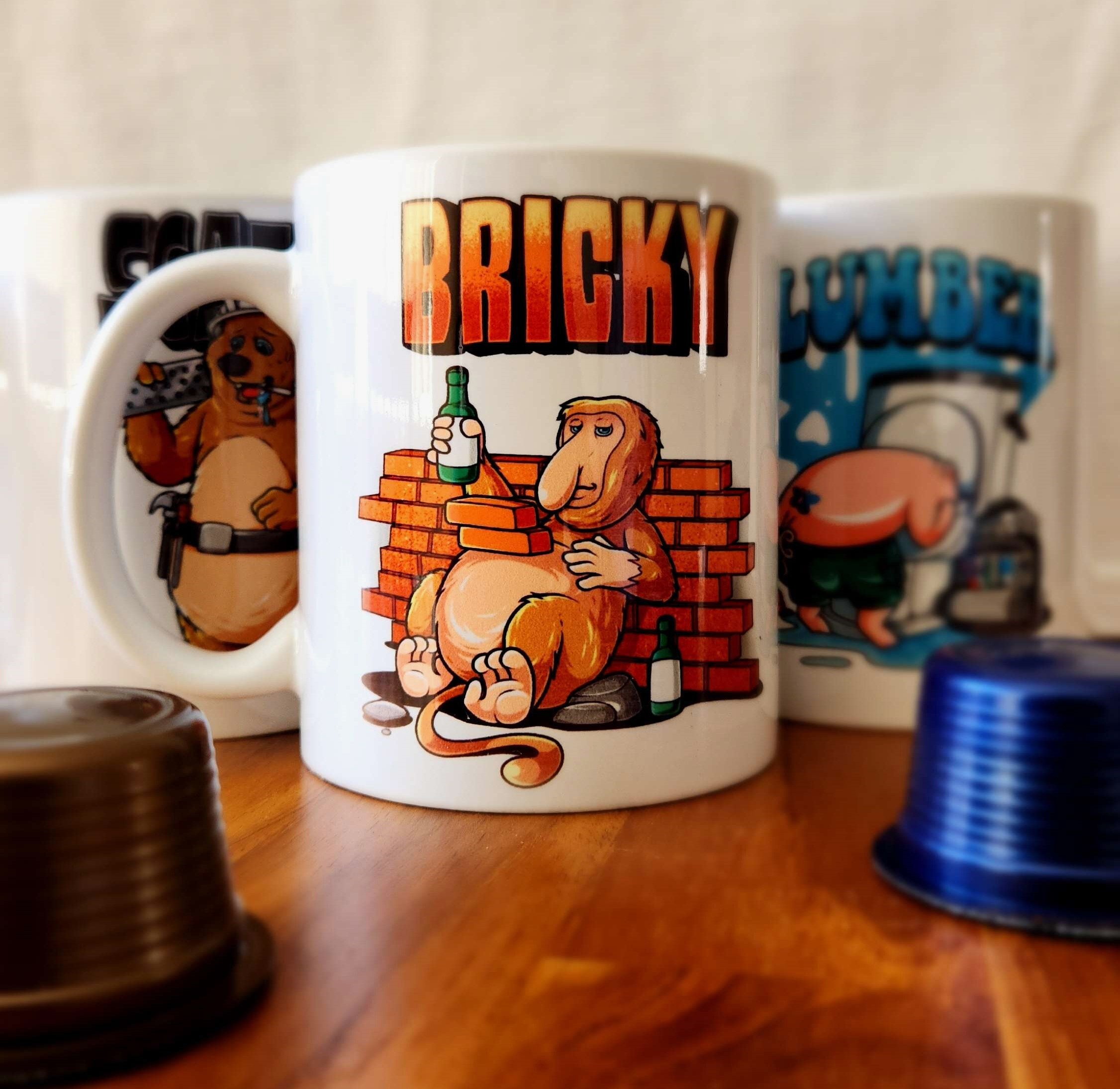 Funny Ceramic Tradie Mugs, Custom Design, Perfect Gift Idea - Etsy