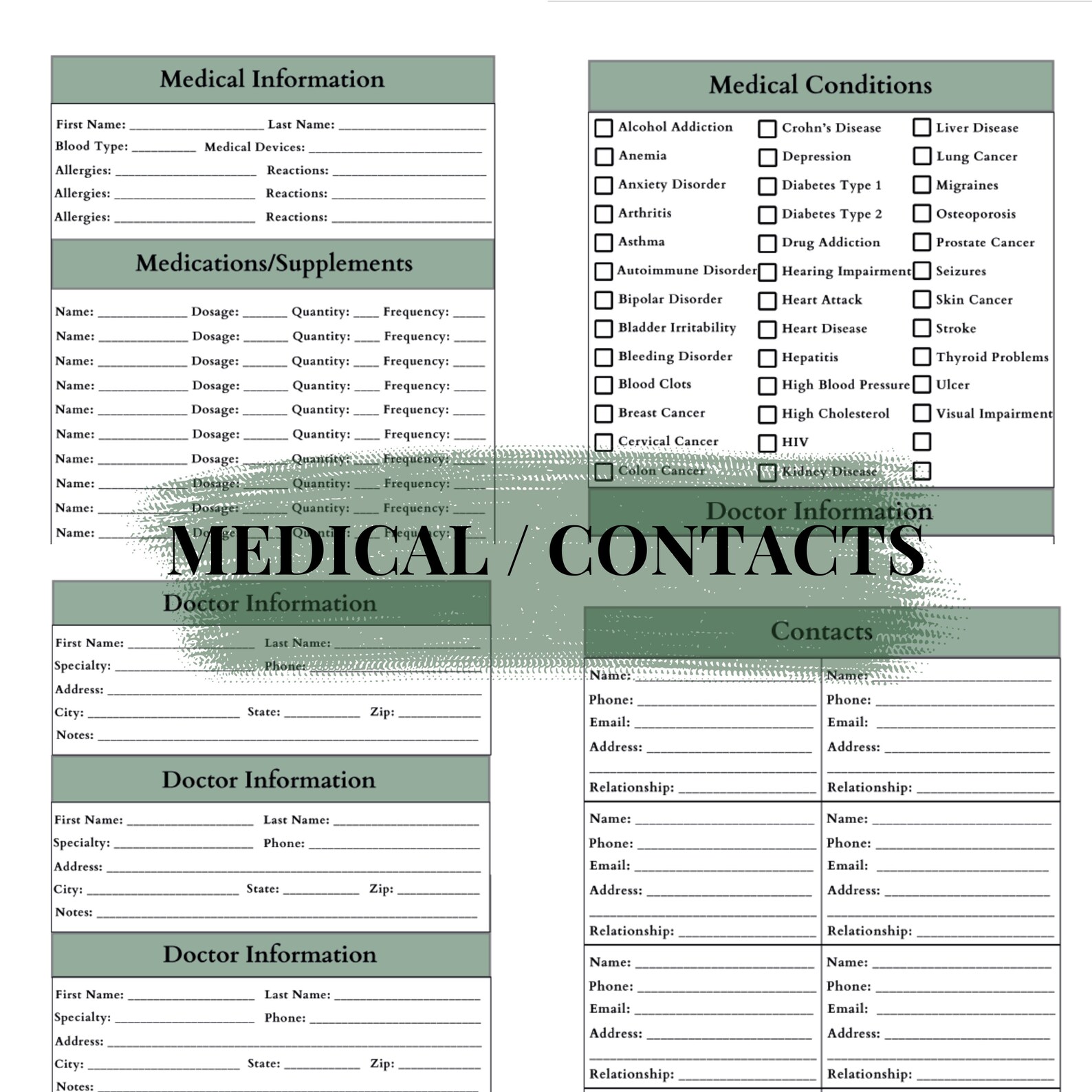 End of Life Planner Legacy Binder Final Arrangement Last Wishes Estate ...