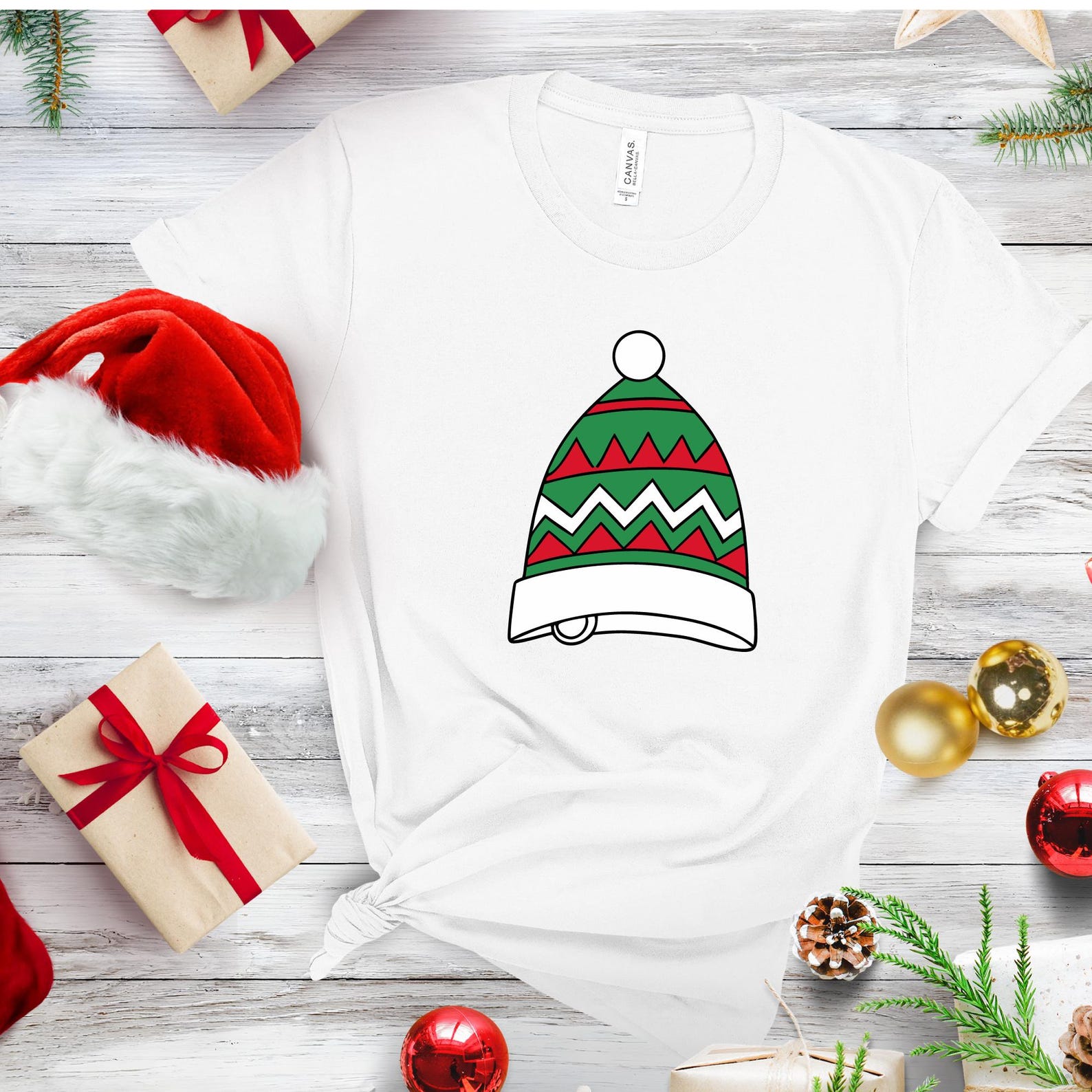 Santa Hat Svg Bundle, Christmas SVG, Santa Hat Silhouette, Christmas ...