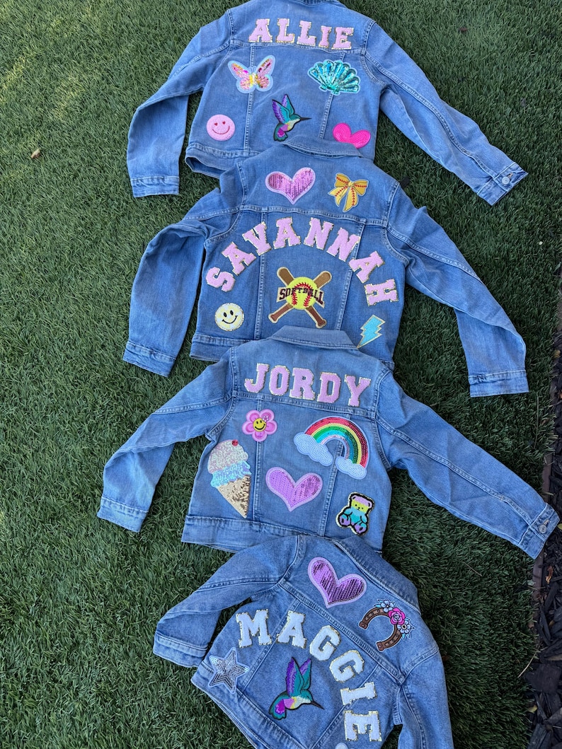 Custom Patched Jean Jackets - Etsy