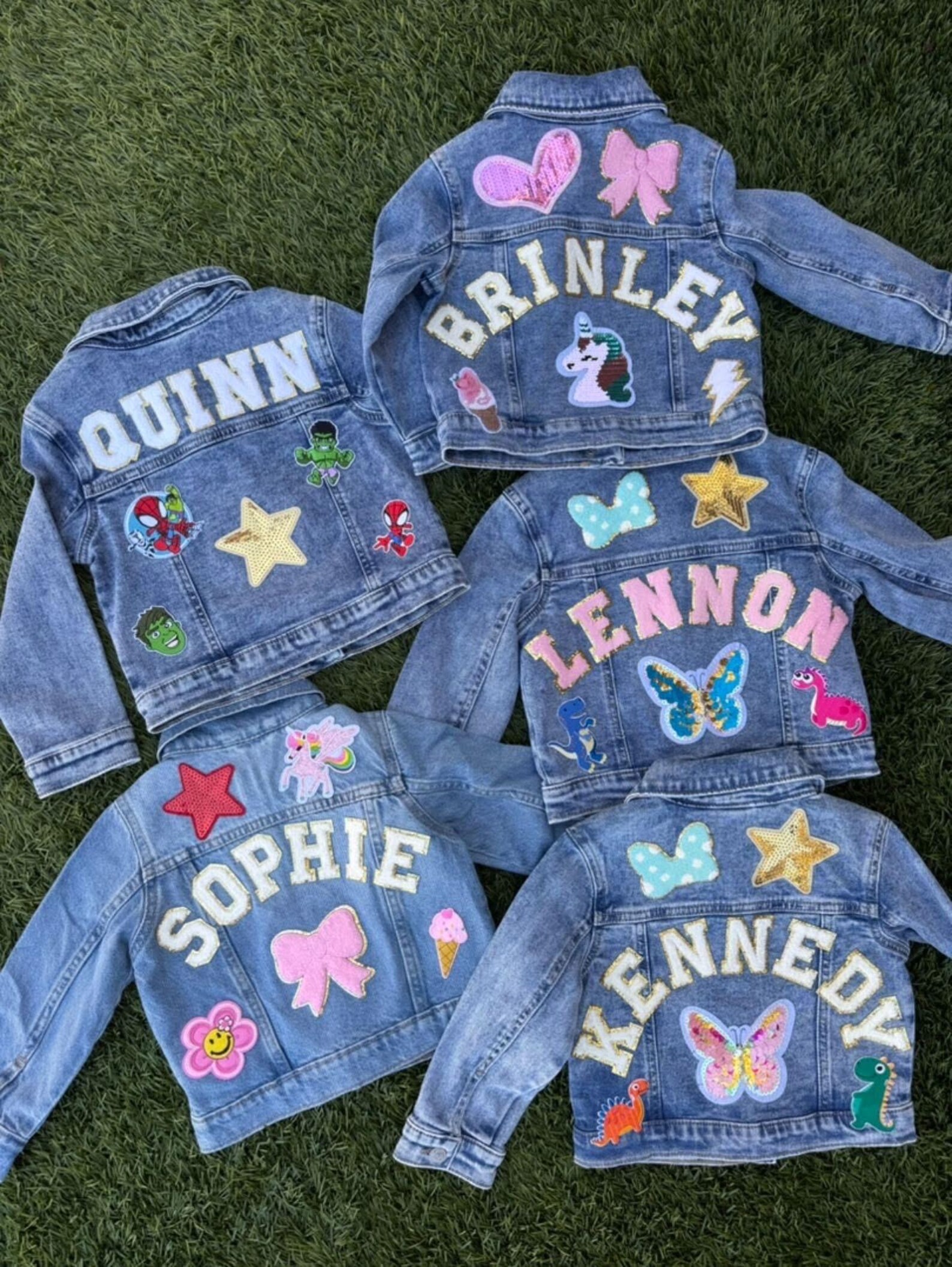 Custom Patched Jean Jackets - Etsy