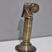 Unlacquered Oiled Bronze Kitchen Sprayer, Handmade Sprayer With High ...
