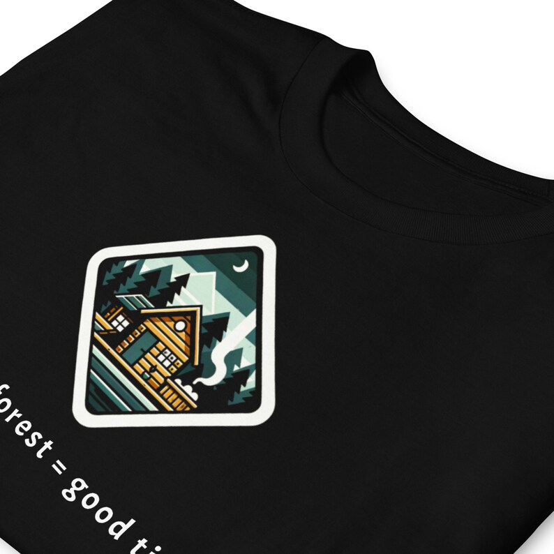 Cabin Camping Shirt, Good Times Cabin Shirt, Short-sleeve Unisex T ...