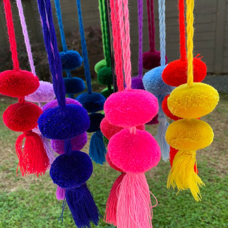 Pom Pom Tassel - Etsy