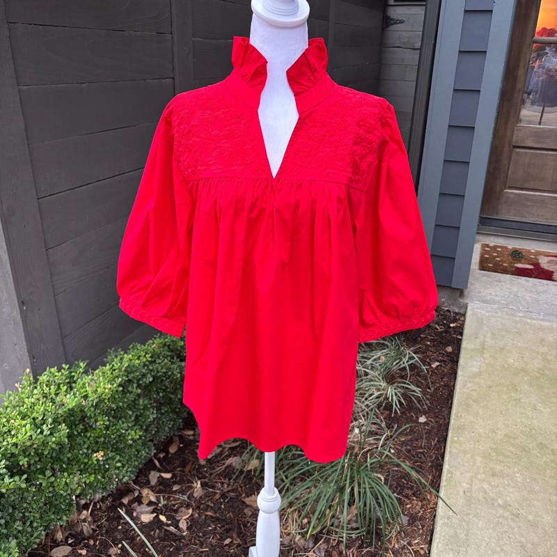 Embroidered Blouse - Etsy