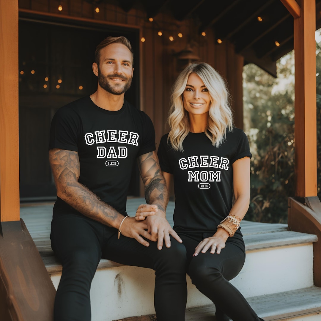 Personalized Cheer Family Shirts: Cheer Mom, Dad, Sis, Bro - Etsy