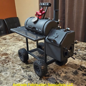 Mini Bbq Pit Smoker by Andrade Fabrication Specialists LLC - Etsy