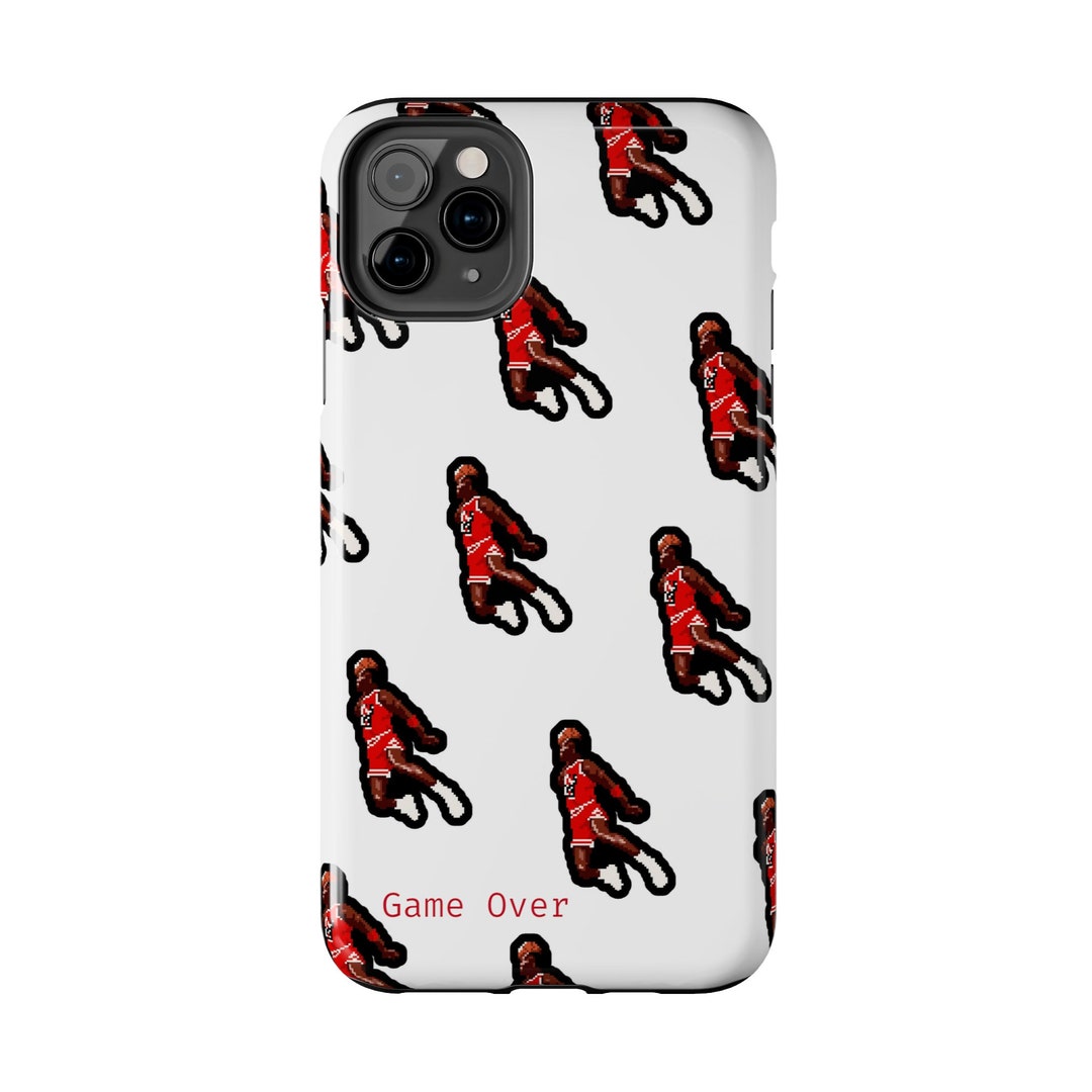 Jordan Pixel Art game Over Tough Phone Cases - Etsy