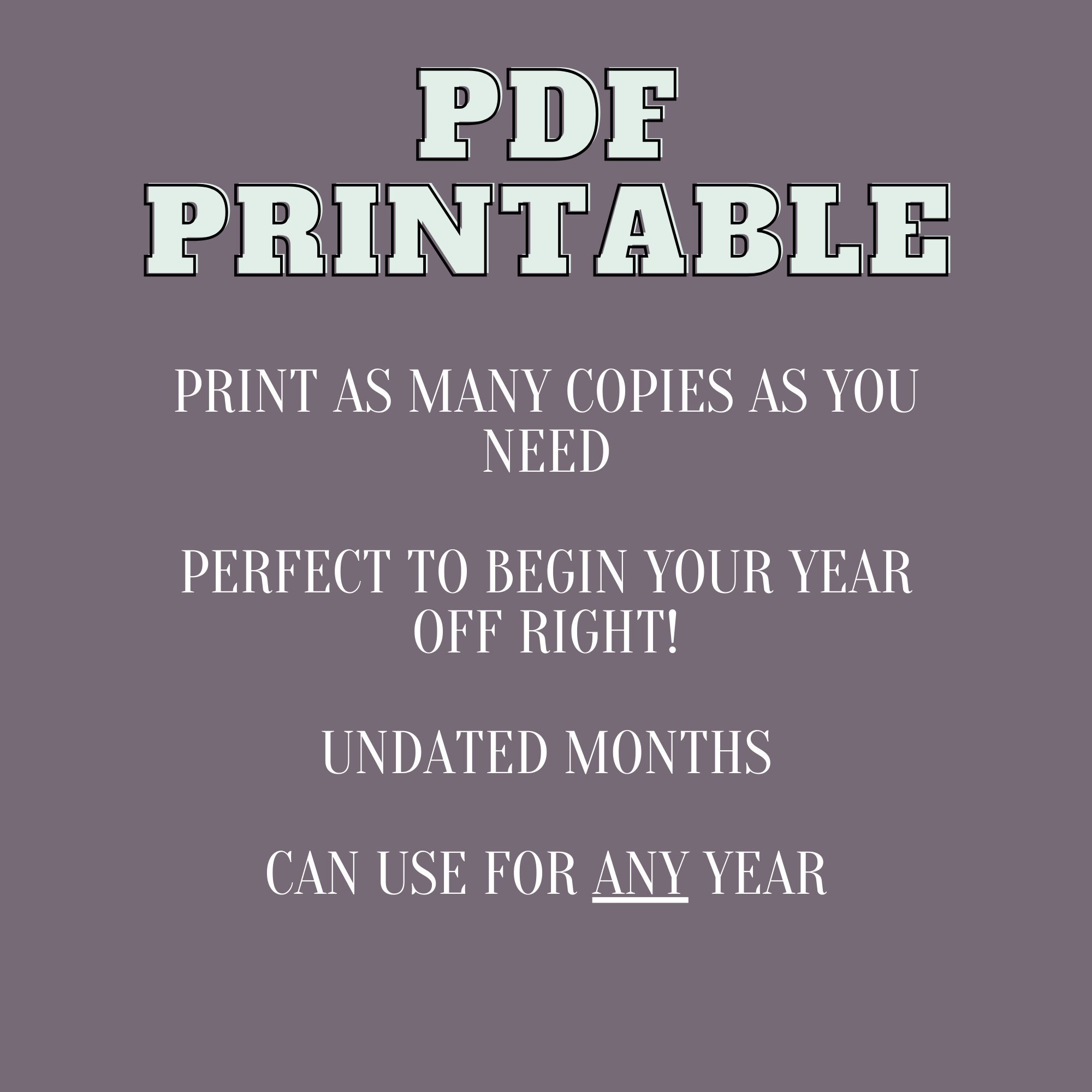 Goal Planner Set - 2024 Goals Tracker -2024 Goal Setting Kit - New Year ...