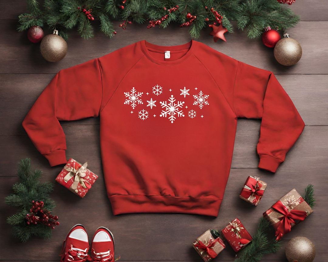 Snowflake Christmas Sweater, Christmas Sweater, Holiday Sweater ...