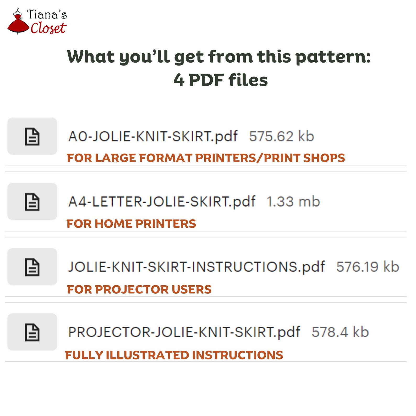 Jolie Knit Midi Skirt Sewing Pattern: Beginner Friendly (PDF Pattern ...