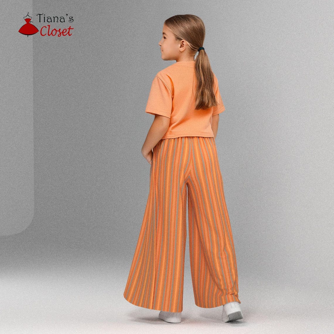 Summer Faux Wrap Front Pants - PDF Sewing Pattern for Kids | Beginner ...