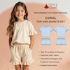 Leonie Asymmetrical Ruffle Hem Blouse Easy Digital Sewing Pattern for ...