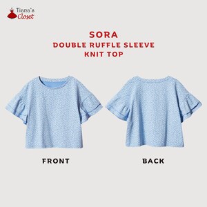 Sora Double Ruffle Sleeve Knit Top - PDF Sewing Pattern | Digital Sewing Pattern for Girls ...