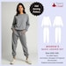 Women's Sweatsuit Sewing Pattern: Basic Jogger Set (PDF Pattern) - Etsy