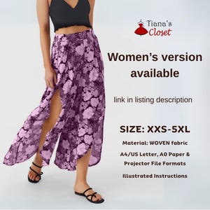 Summer Faux Wrap Front Pants - PDF Sewing Pattern for Kids | Beginner ...