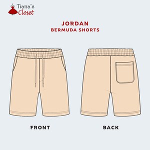 Jordan Bermuda Shorts - PDF Sewing Pattern | Simple Casual Shorts for ...