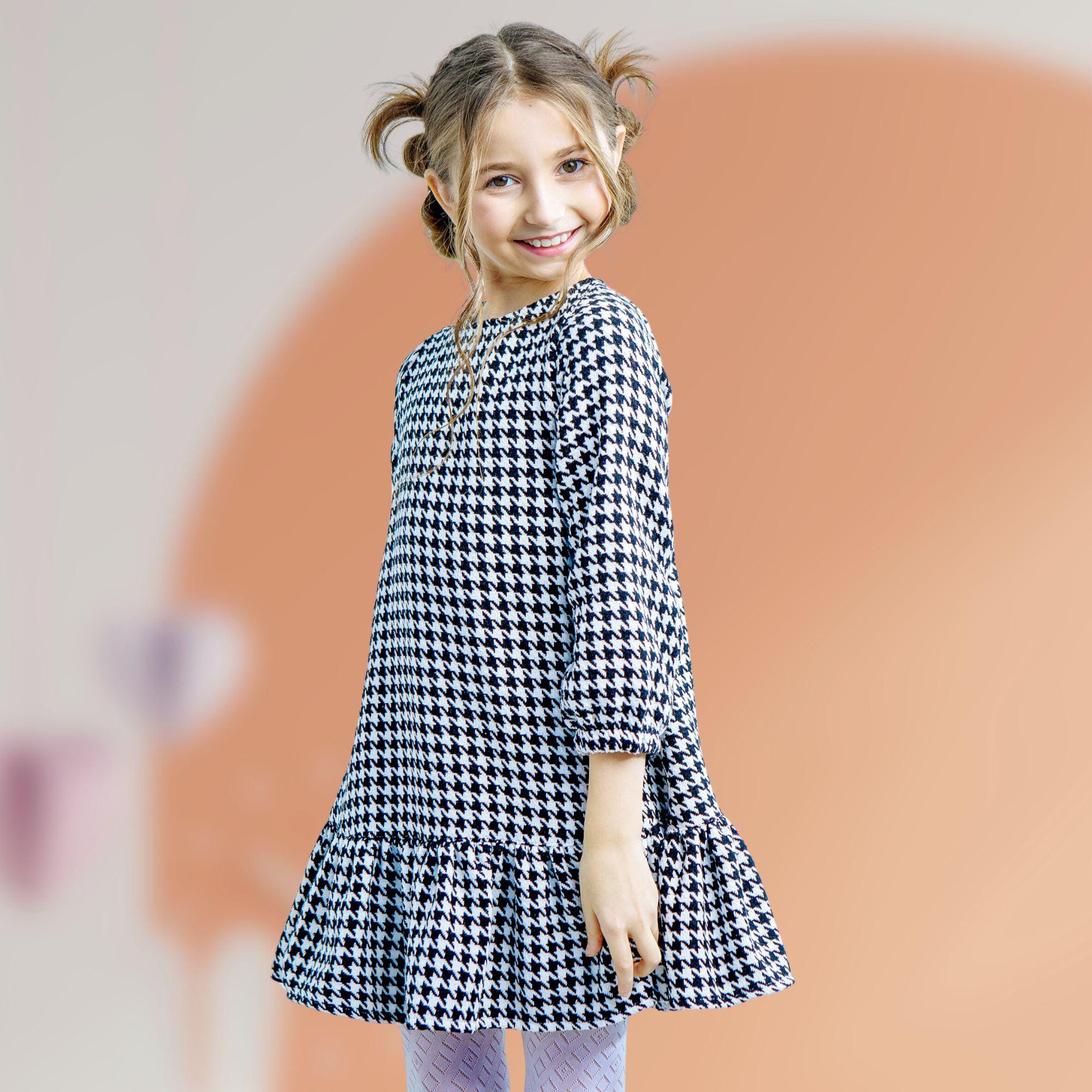 Casey Ruffle Hem Dress - PDF Sewing Pattern for Kids | Beginner ...