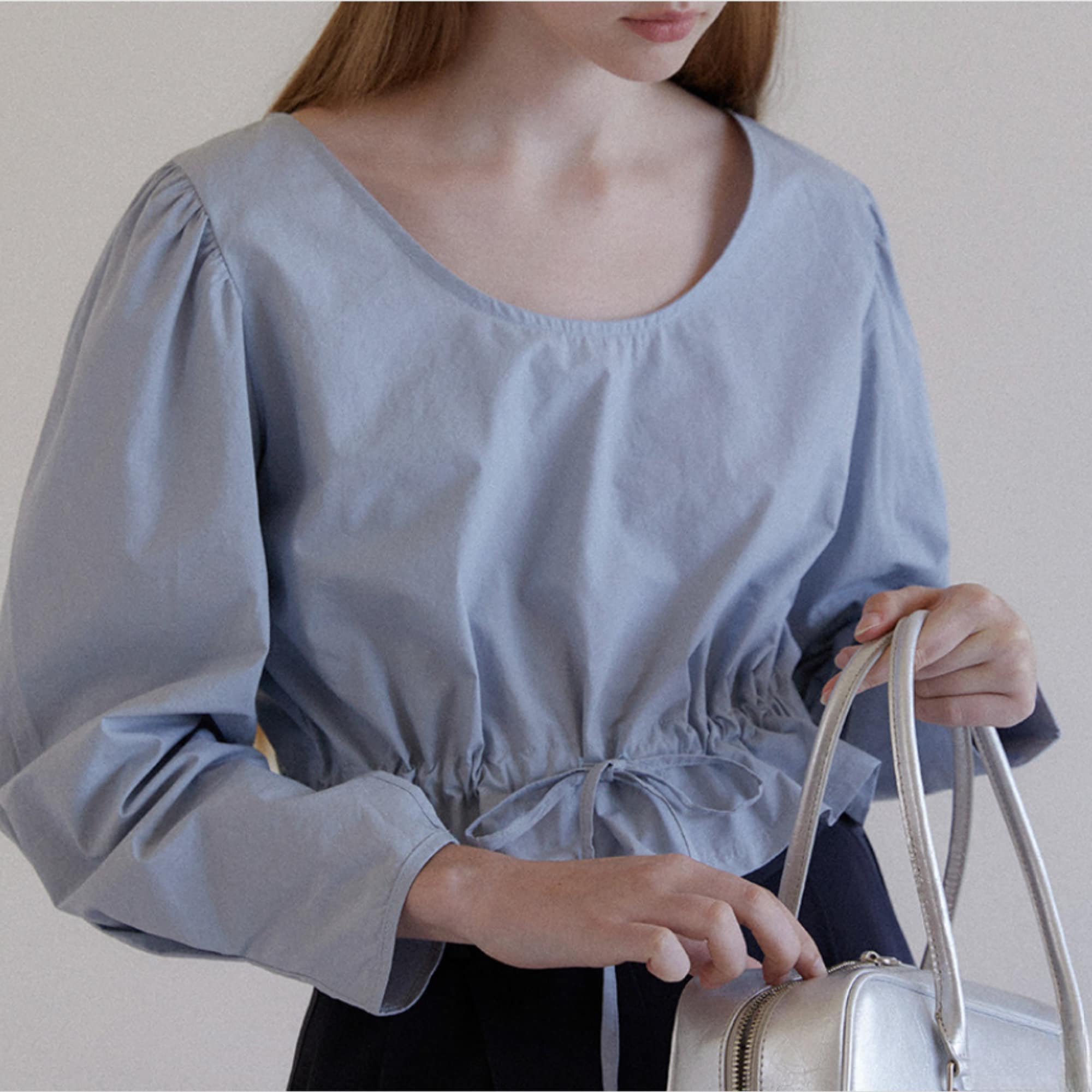 Waverly Puffed Sleeve Drawstring Top Digital Sewing Pattern for Women ...