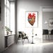 Anatomical Heart Wall Art – Unique Colorful Design, Medical Print ...