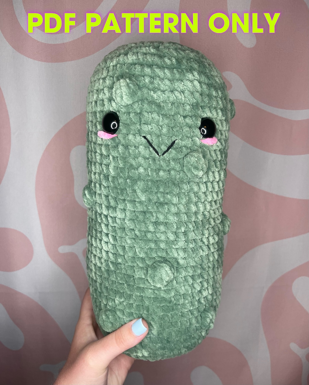 Patron au crochet pour cornichons géants PDF | Joli cornichon amigurumi ...