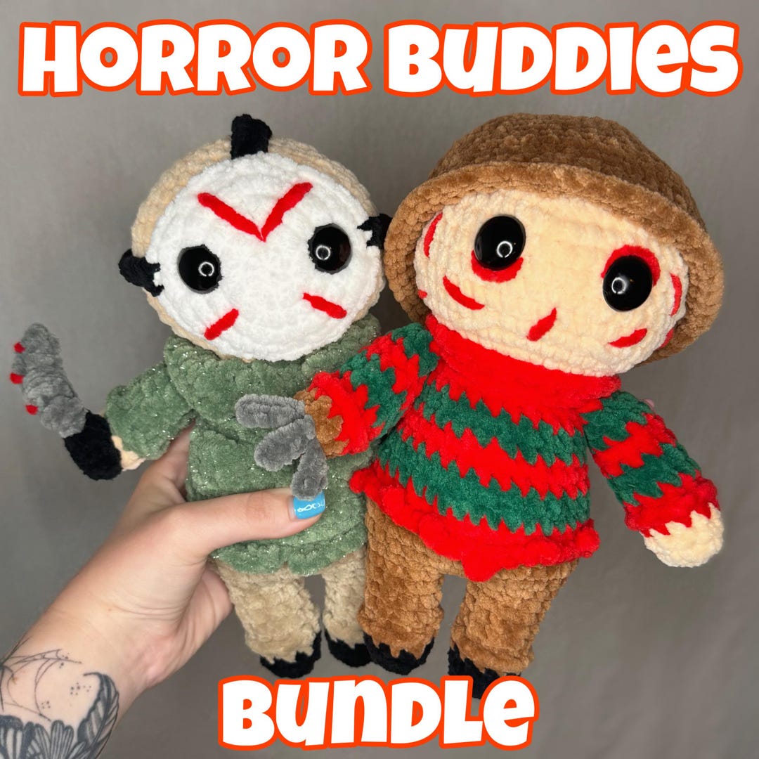 Horror Buddies Bundle-digital Pattern (NOT a Physical Item) Written in ...