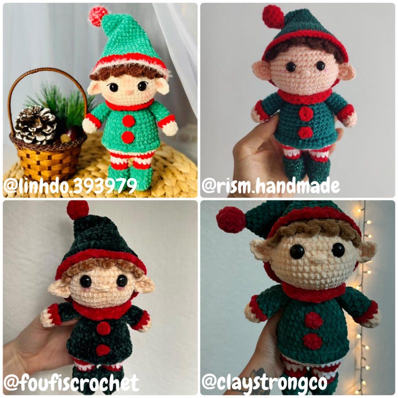 Boy & Girl Elf Crochet Pattern PDF Bundle | Cute Realistic Amigurumi ...