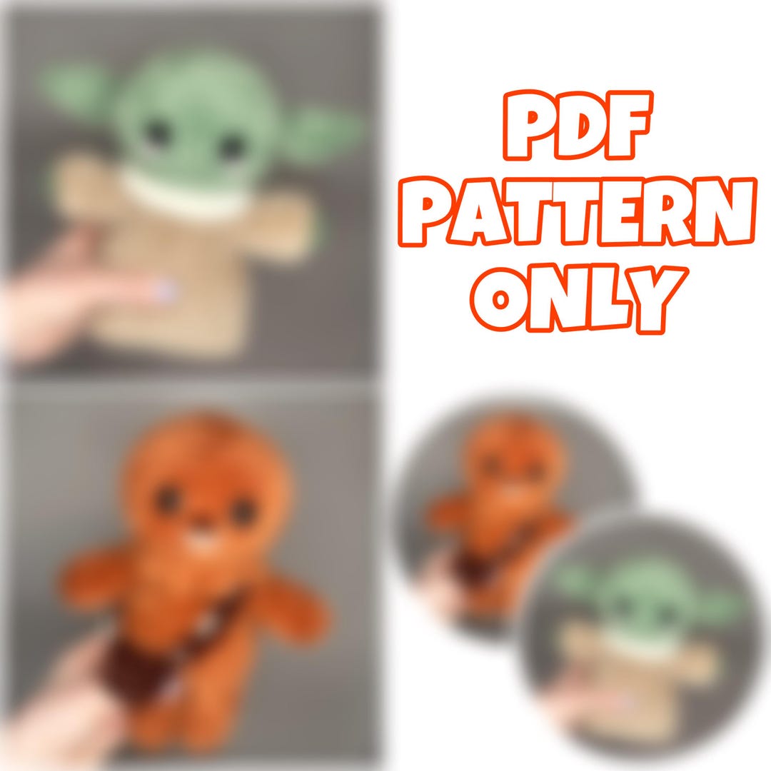 Green Alien & Hair Man Crochet Pattern PDF Bundle | Cute Low-sew ...