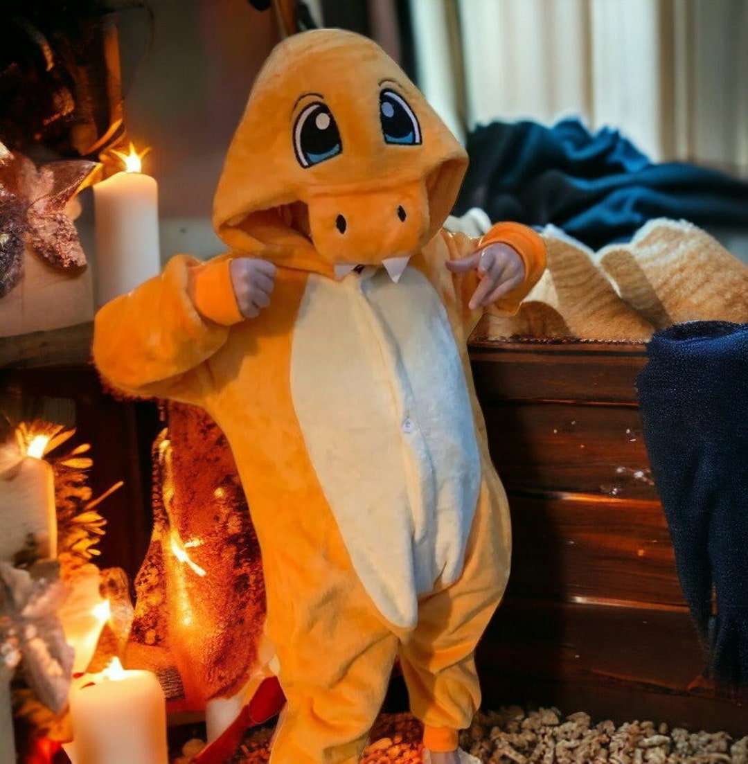 CHARIZARD COSTUME for Kids Pokemon Costume for Kids Warm - Etsy