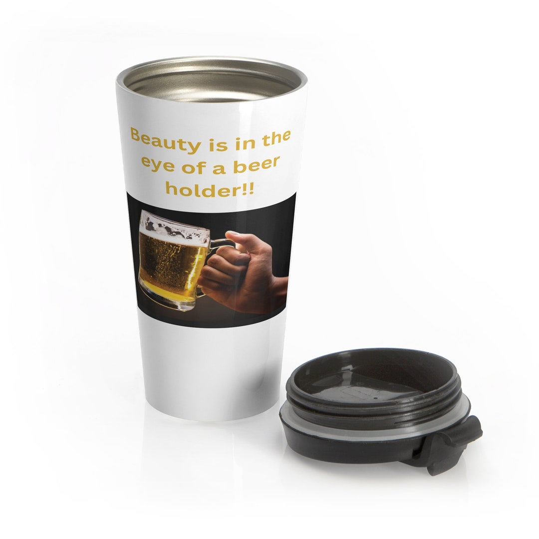 Stainless Steel Beer Travel Mug, Coffee, Tea - Etsy