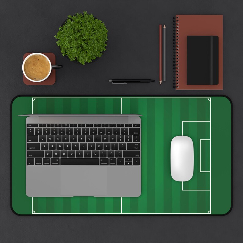 Soccer Field Desk Mat | Gaming Mouse Pad | Football Mat | Sports Office ...