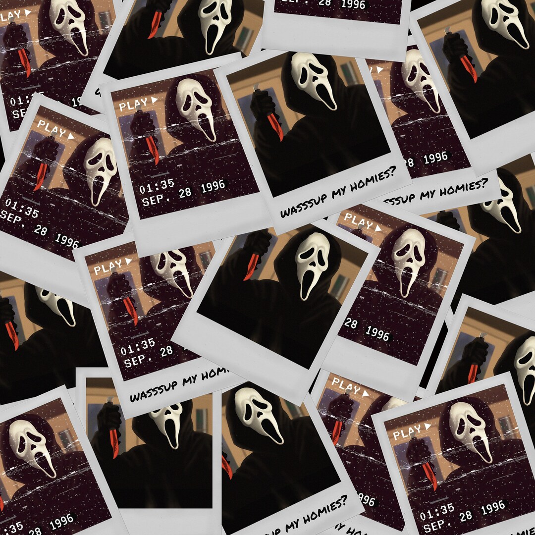 Horror Lovers' Ghostface Classic Bundle Digital Sticker - Etsy