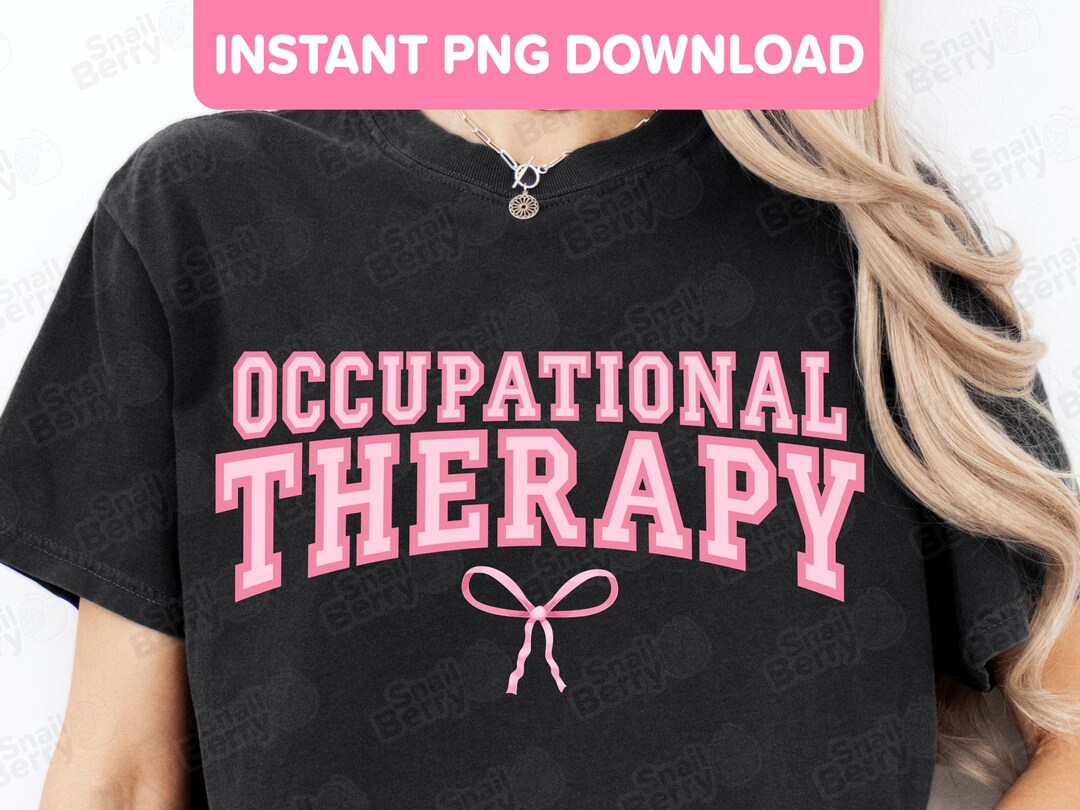 Occupational Therapy PNG Design: Pink Ribbon Bow (digital Download) - Etsy