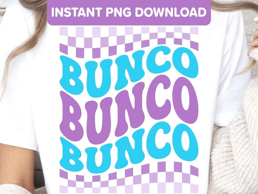 Bunco PNG Design Digital Download - Groovy Retro Summer Bunco Game ...