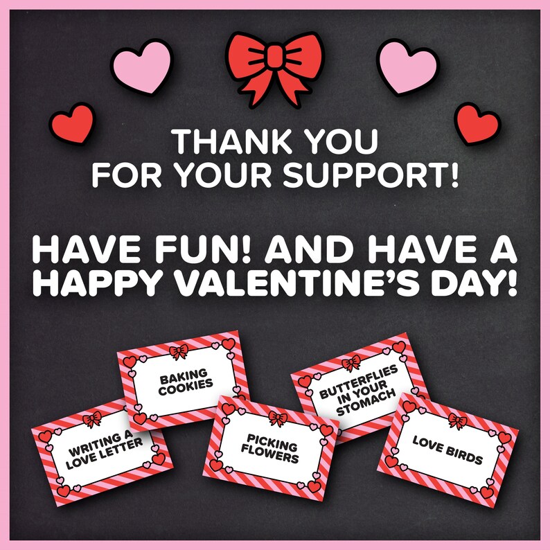 Valentine Charades Game Printable | 112 Valentine’s Day Charades Cards ...