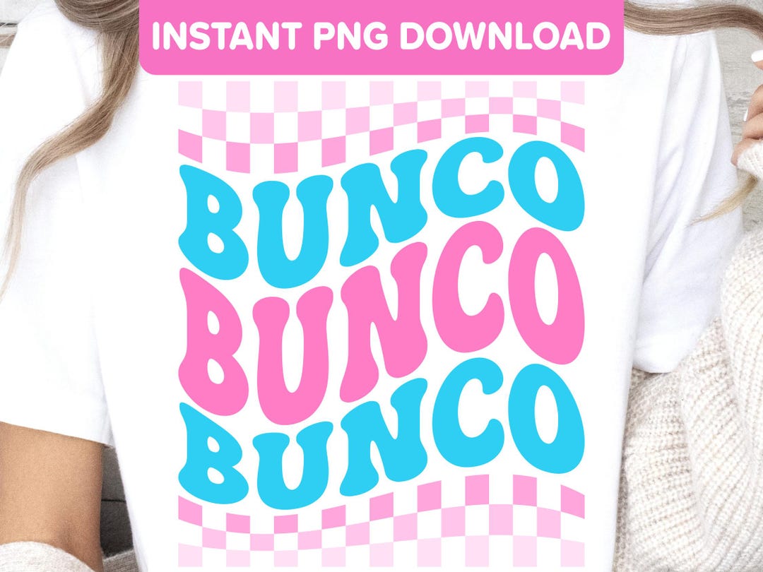 Bunco PNG Design Digital Download - Groovy Retro Summer Bunco Game ...