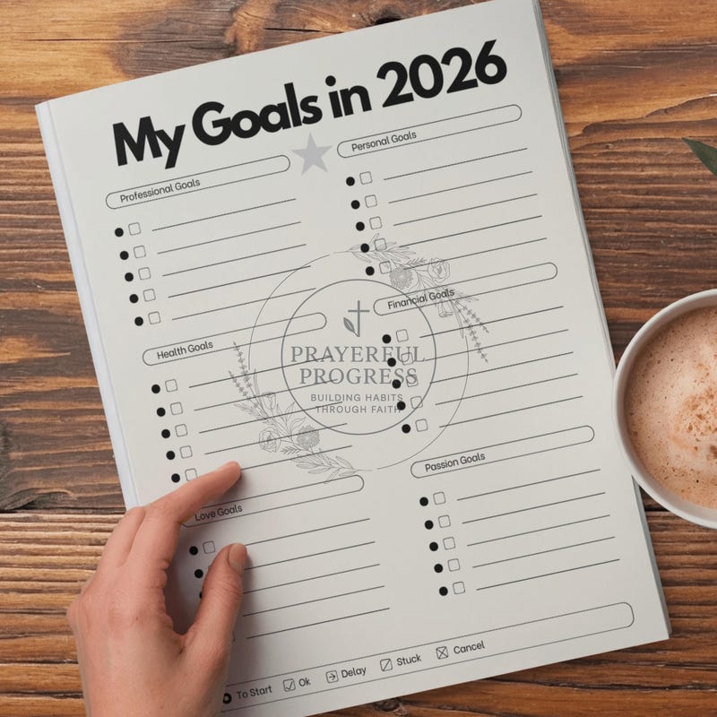 Goal Setting Diary 2026 - Etsy UK