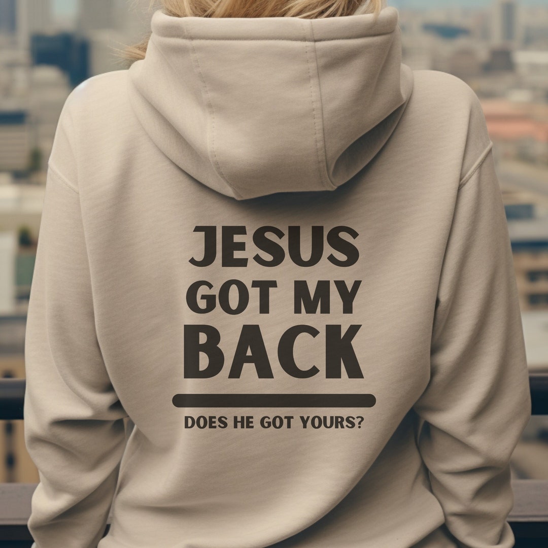 Jesus Got My Back Svg Png Funny Religious Funny Inspirational DTF/G Digital Cut File Cricut ...