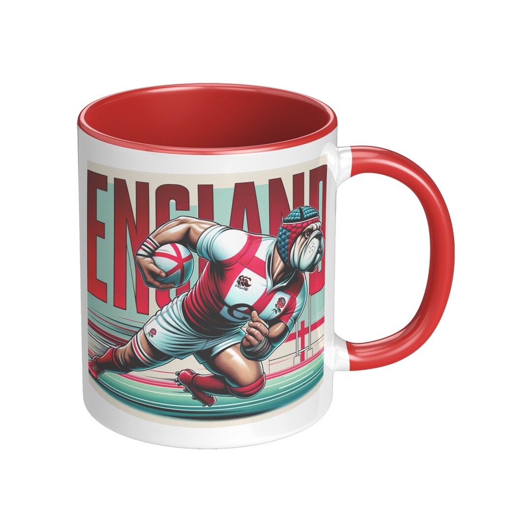 England Rugby Coffee Mug - Etsy