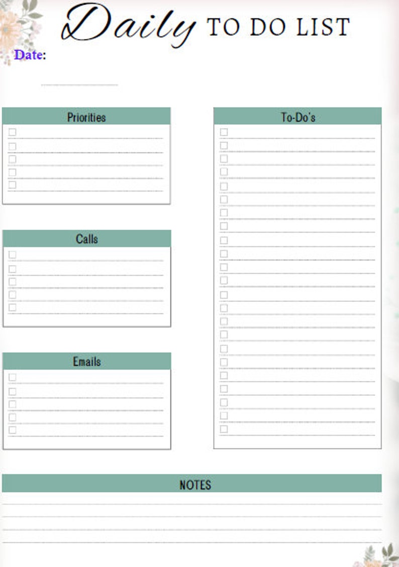 TO DO PLANNER - Etsy