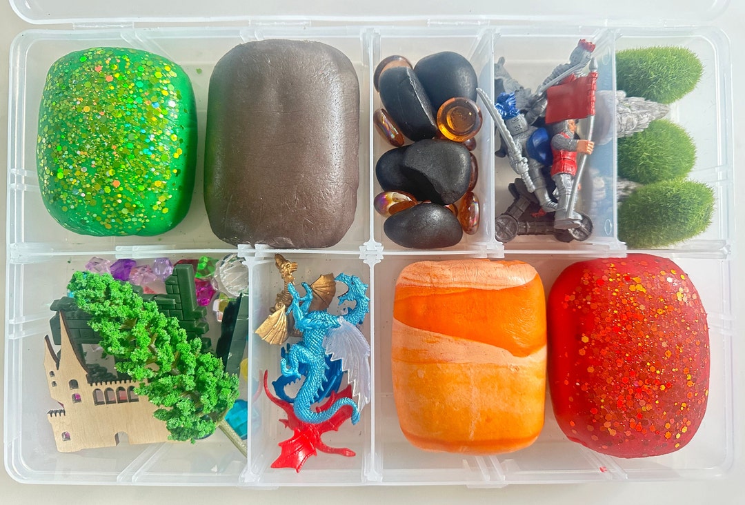 Dragons and Knights Dough Kit Large - Etsy Australia